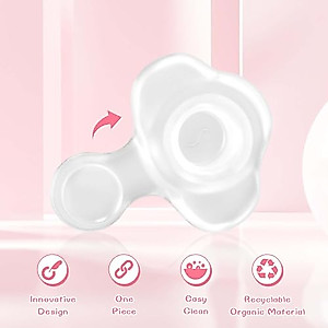 AVAIDave Silicone Replacement Valves for No Spill Cups 10 Oz, Reusable Replacement Valves for Sippy Cups,Dishwasher/Microwave Safe, One piece 6 Packs