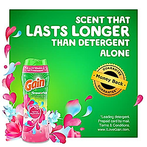 Gain Fireworks Laundry Scent Booster Beads for Washer, Spring Daydream, 20.1 fl oz, HE Compatible