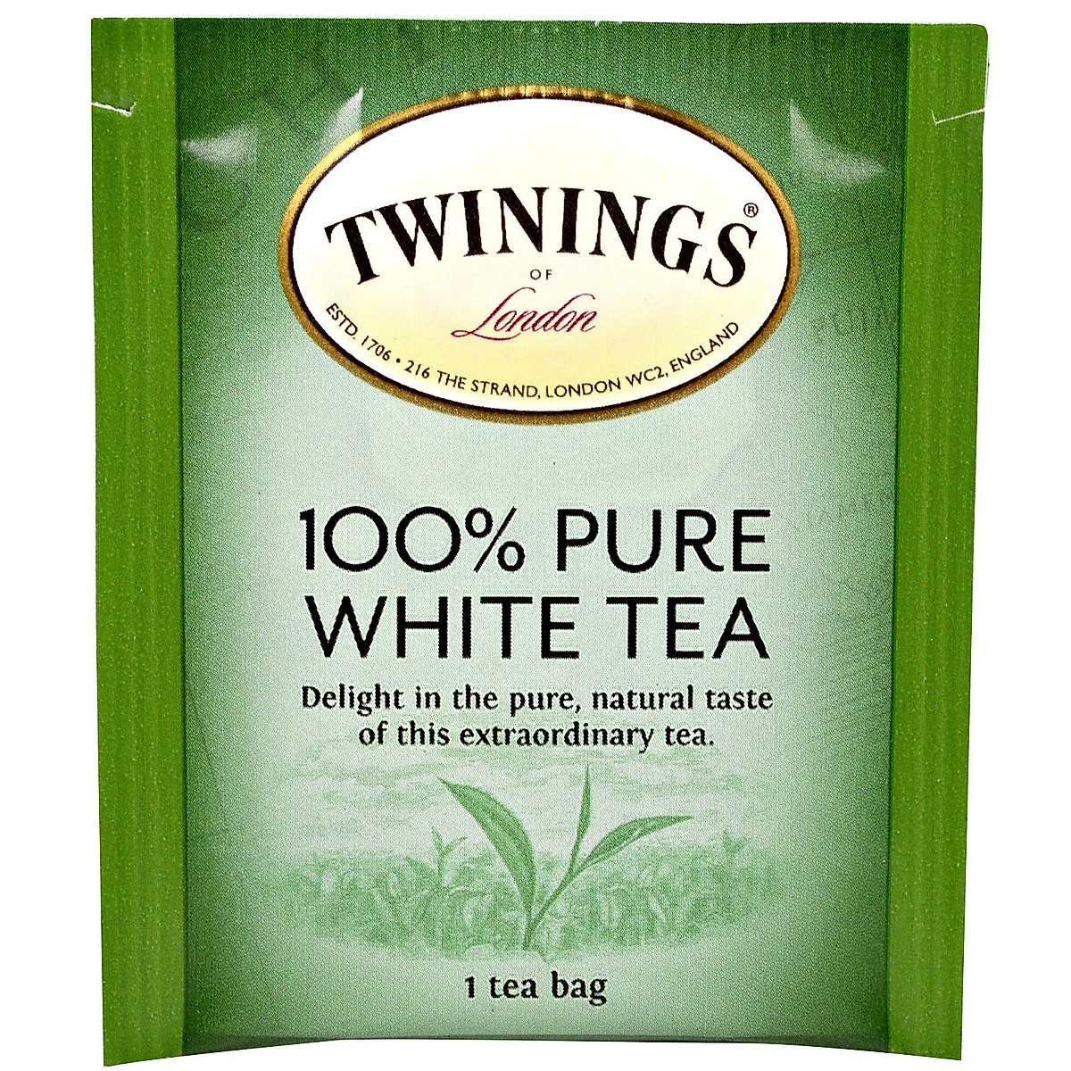 Twinings White Tea, 100% Natural Fujian Chinese Tea with a Light & Fresh Delicate Flavor, White Tea - Box of 20 Tea Bags