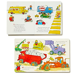 Richard Scarry's Busy Busy Boxed Set: Busy Busy Airport; Busy Busy Cars and Trucks; Busy Busy Construction Site; Busy Busy Farm (Richard Scarry's BUSY BUSY Board Books)