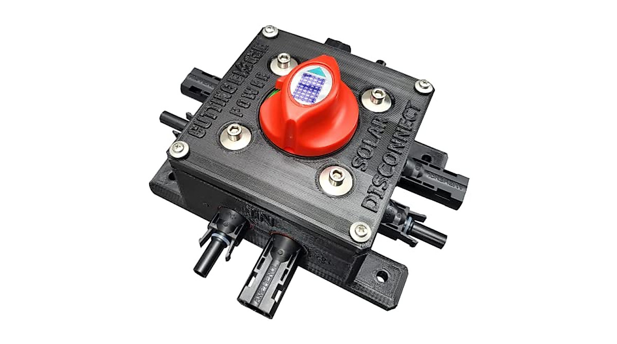 12-48V DC Solar Disconnect Switch | Waterproof Shut Off