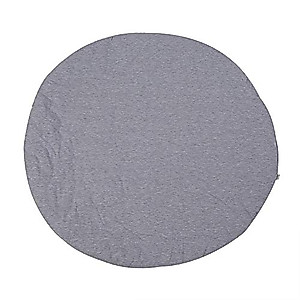 Cartoon Round Animal Pattern Play Rugs Soft Cotton Baby Toddler Play Mat Crawling Blanket for Baby Girl Boy Bedroom Decor (Gray Lion)