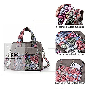 Black Butterfly Premium Canvas Tote Shoulder Bag, Top Handle Bag for Womens, Light and Small Style (Grey-plus)