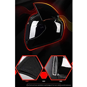 WANGFENG Girl Women Motorcycle Helmet Cat Ear Bluetooth DOT Certified Full Face Motorbike Four Season Flip-Up Helmets with Visor for Street Bike Racing Motocross ATV A,M=(54~56CM), Large