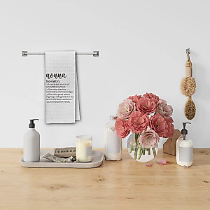 Dibor Nonna Definition Kitchen Towels Dish Towels Dishcloth,Nonna Grandma Appreciation Decorative Absorbent Drying Cloth Hand Towels Tea Towels for Bathroom Kitchen,Grandma Birthday