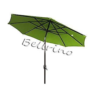 BELLRINO DECOR Replacement SAGE GREEN STRONG AND THICK Umbrella Canopy for 9ft 8 Ribs SAGE GREEN (Canopy Only)