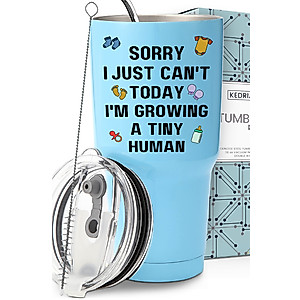 Funny Pregnancy Tumbler 30oz, Pregnancy Gifts For First Time Moms, Best Gifts For Expecting Mom, New Pregnant Mom Gifts For Pregnant Women Mom To Be Gifts For 1st Time Mom, Gifts For Expecting Mothers