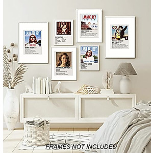 Lana Album Cover Limited Edition Posters, Music Posters (Set of 12, 8in x 10in, Unframed)