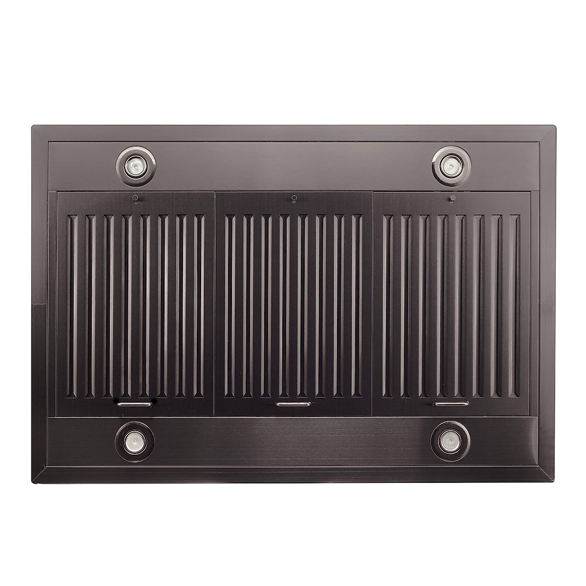 ZLINE 42" Convertible Vent Island Mount Range Hood in Black Stainless Steel (BSGL2iN-42)