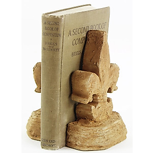 Fleur de Lis Bookends Home and Garden Shelf Decoration