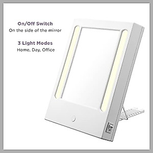 Conair Reflections LED Lighted Vanity Makeup Mirror with 5X Spot Magnification