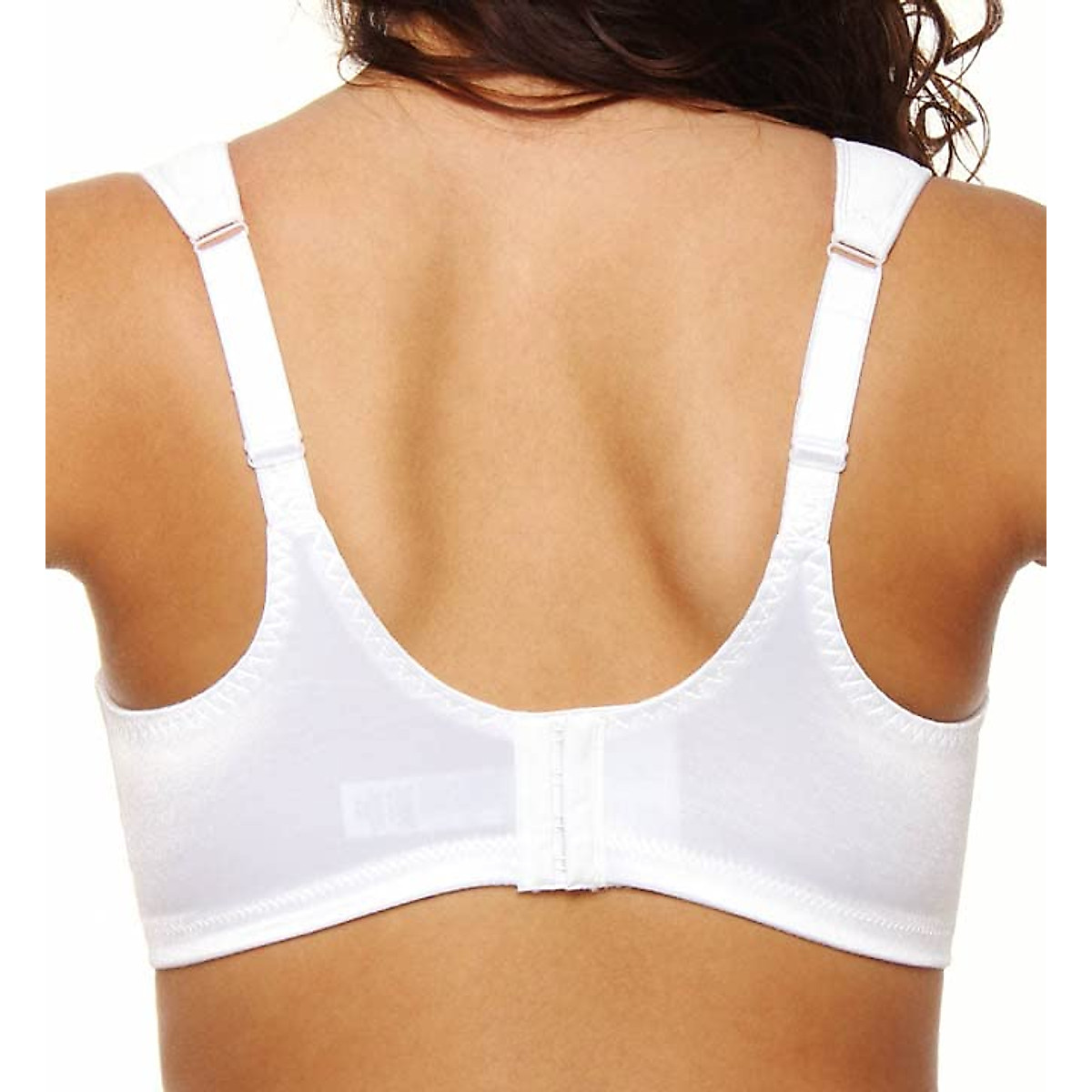 JUST MY SIZE womens Cushion Strap Minimizer Mj1979 Bras, White, 46DD US