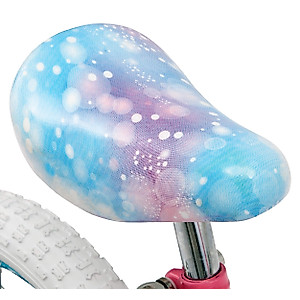 Pacific Princess Character Kids Bike, 12-Inch Wheels, Ages 3-5 Years, Coaster Brakes, Adjustable Seat, Pink, One Size