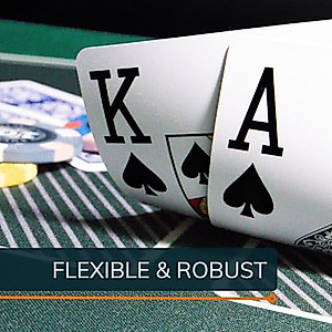 Bullets Playing Cards – Two Decks of Poker Cards – Waterproof Plastic – Easy to Read & Great Feel - Jumbo Index & Four Pips – Including Cut-Card – Professional Playing Cards for Texas Holdem Poker