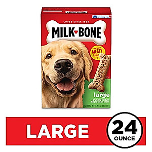 Milk-Bone Original Dog Treats for Large Dogs, 24 Ounce, Crunchy Biscuit Helps Clean Teeth