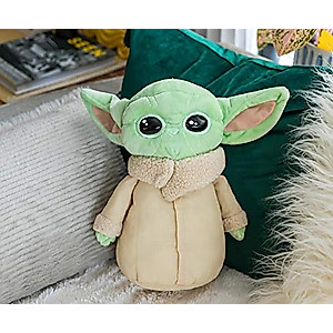 Loungefly Star Wars: The Mandalorian The Child 12-Inch Plush Toy with Pocket Zipper | Baby Yoda Plush Clip-On Doll | Super Soft Star Wars Stuffed Animals Plushie