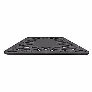 Silicone Trivet Hot Pad 9"x13" (Black)
