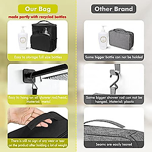 2022 NEW Shower Caddy Dorm - for Full Size Bottle & Quick Dry - Portable Shower Tote Bag Men Women,Camp,Travel,Bath,Gym - College Dorm Room Essensial Boys Girls