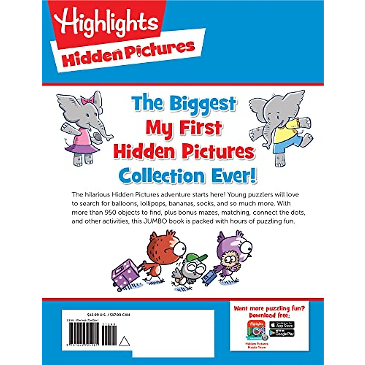Jumbo Book of My First Hidden Pictures: 115+ Hidden Pictures Puzzles in Highlights Activity Book, Seek and Find Puzzles for Kids 3+ (Highlights Jumbo Books & Pads)
