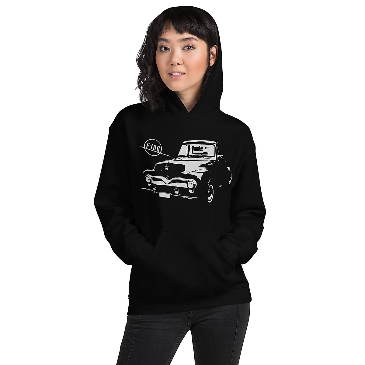 JG Infinite 1955 F100 Truck Owner Black Hoodie
