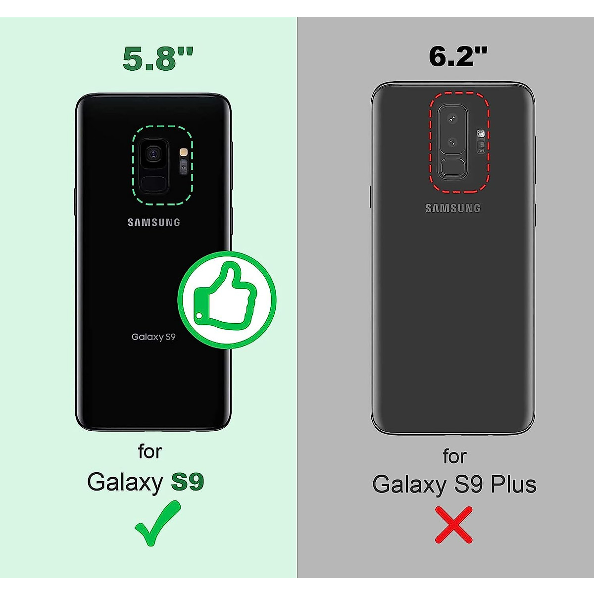 Silverback for Galaxy S9 Case, Moving Liquid Holographic Sparkle Glitter Case with Kickstand, Bling Diamond Rhinestone Bumper Ring Slim Protective Samsung Galaxy S9 Case for Girls Women - Clear Silver