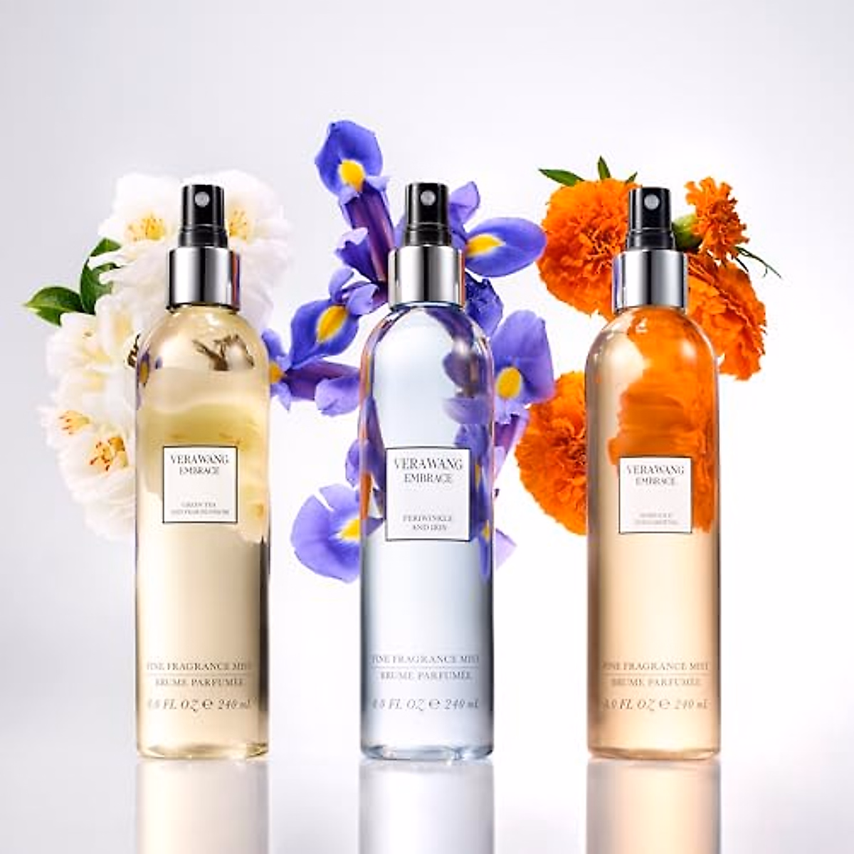 Vera Wang Embrace Periwinkle + Iris Body Mist + Eau de Parfum Gift Set, Notes of Bergamot, Periwinkle, and Vanilla, Women's Fragrance, Long Lasting, Everyday Fragrance