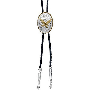 Montana Silversmiths Western Lifestyle Bolo Tie (Soaring Eagle - Two-Tone)
