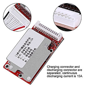 Li-Polymer Battery Pack Board Automatic Activation Module for 13S 48V/54.6V Batteries Silver