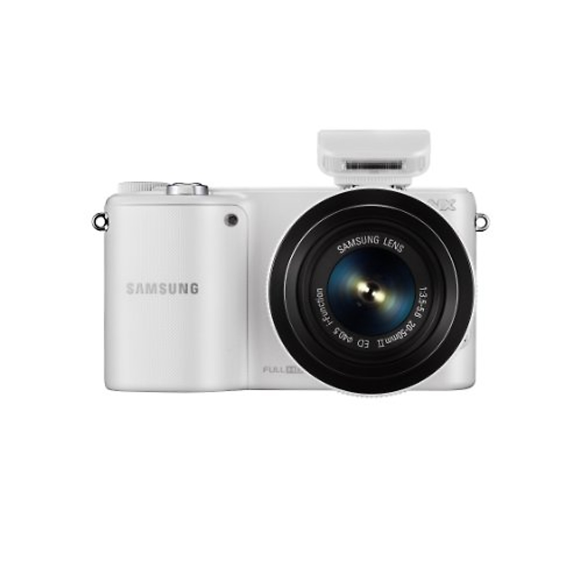 Samsung NX2000 20.3MP CMOS Smart WiFi Mirrorless Digital Camera with 20-50mm Lens and 3.7" Touch Screen LCD (White) (Discontinued by Manufacturer)