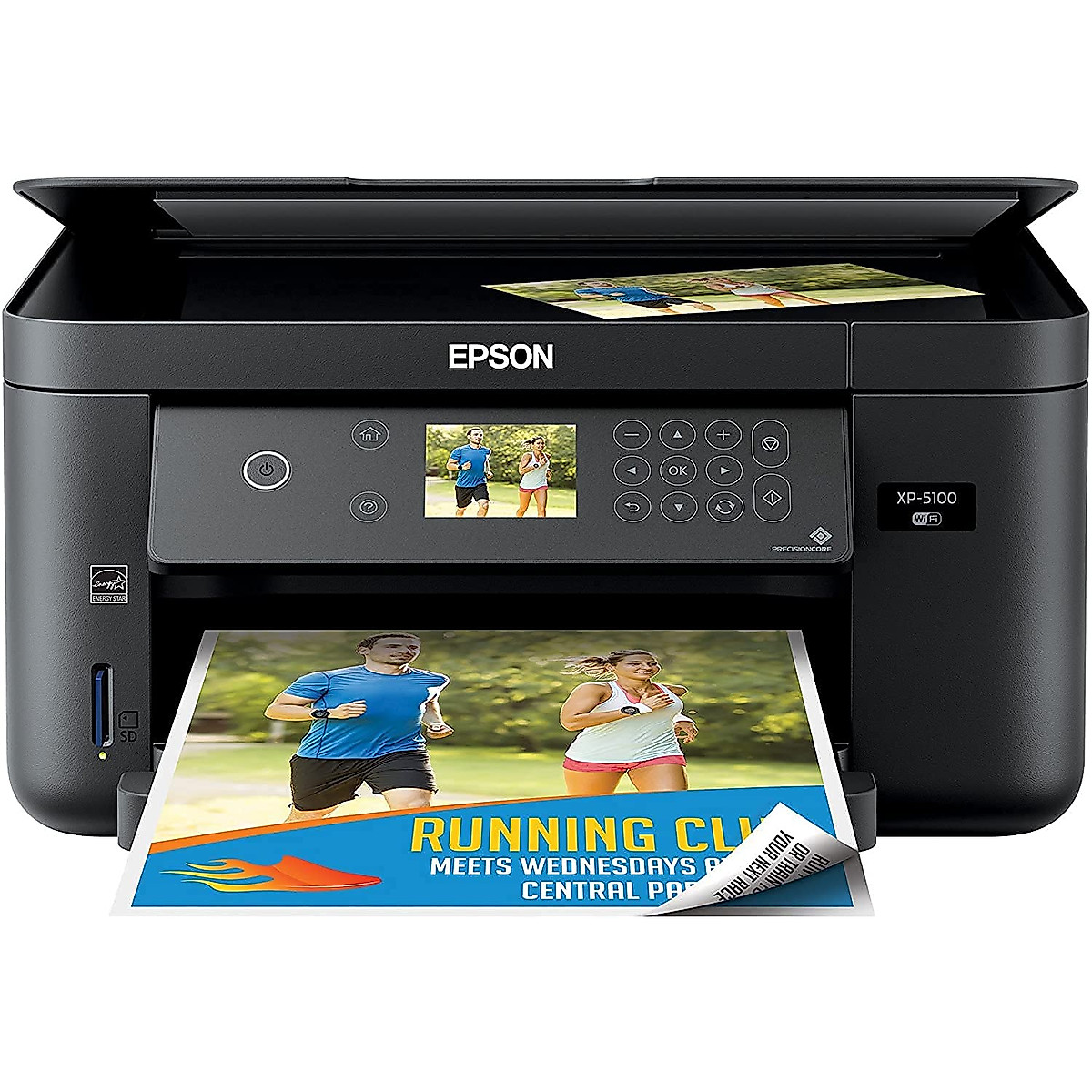 Epson Premium Expression Home XP 51 Series Small All-in-One Color Inkjet Printer I Print Copy Scan I Wireless Connections I Mobile Printing I Auto 2-Sided Printing I 2.4" LCD I 14 ISO PPM (Renewed)