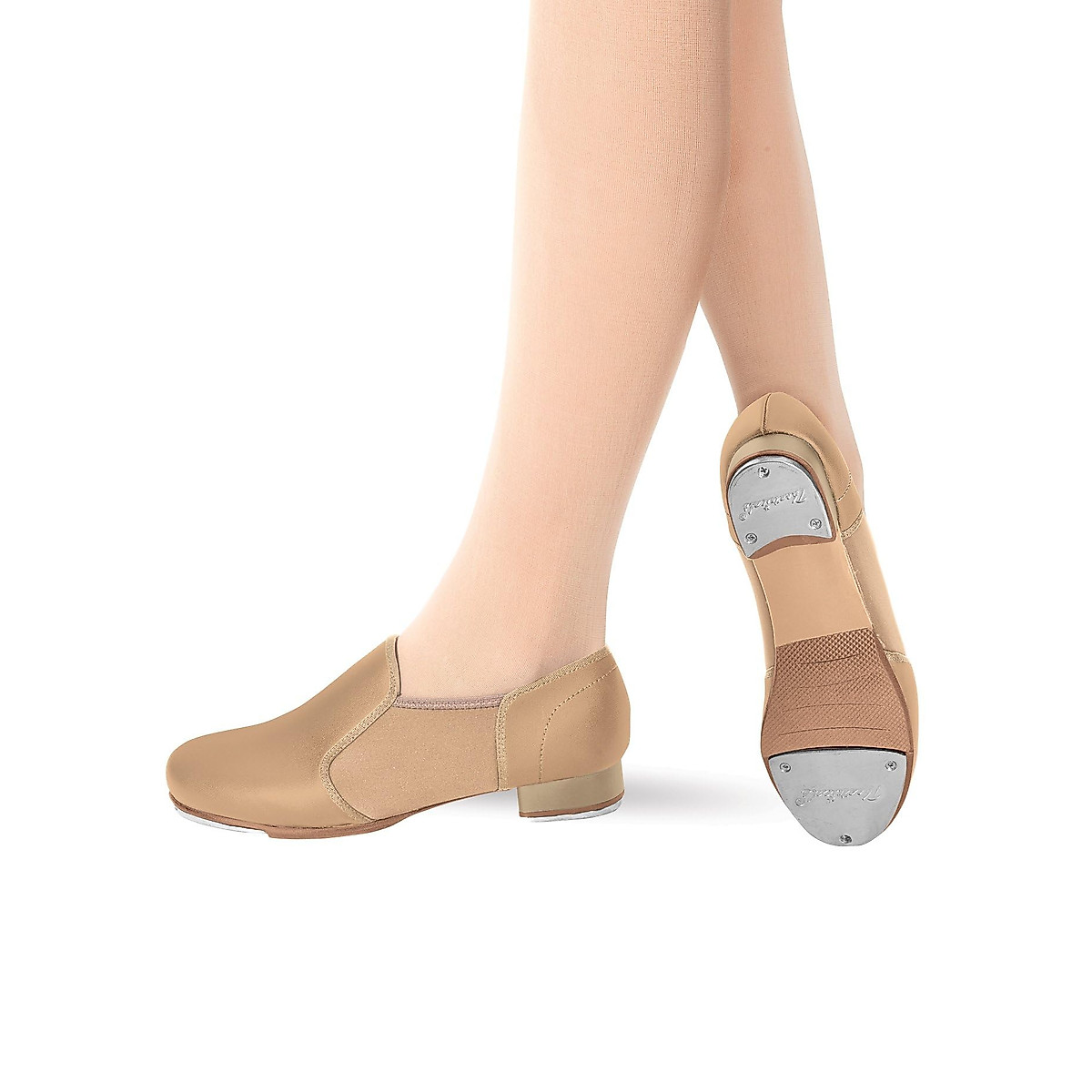 Theatricals Child Slip On Tap Shoes Black 02.0 T9100C