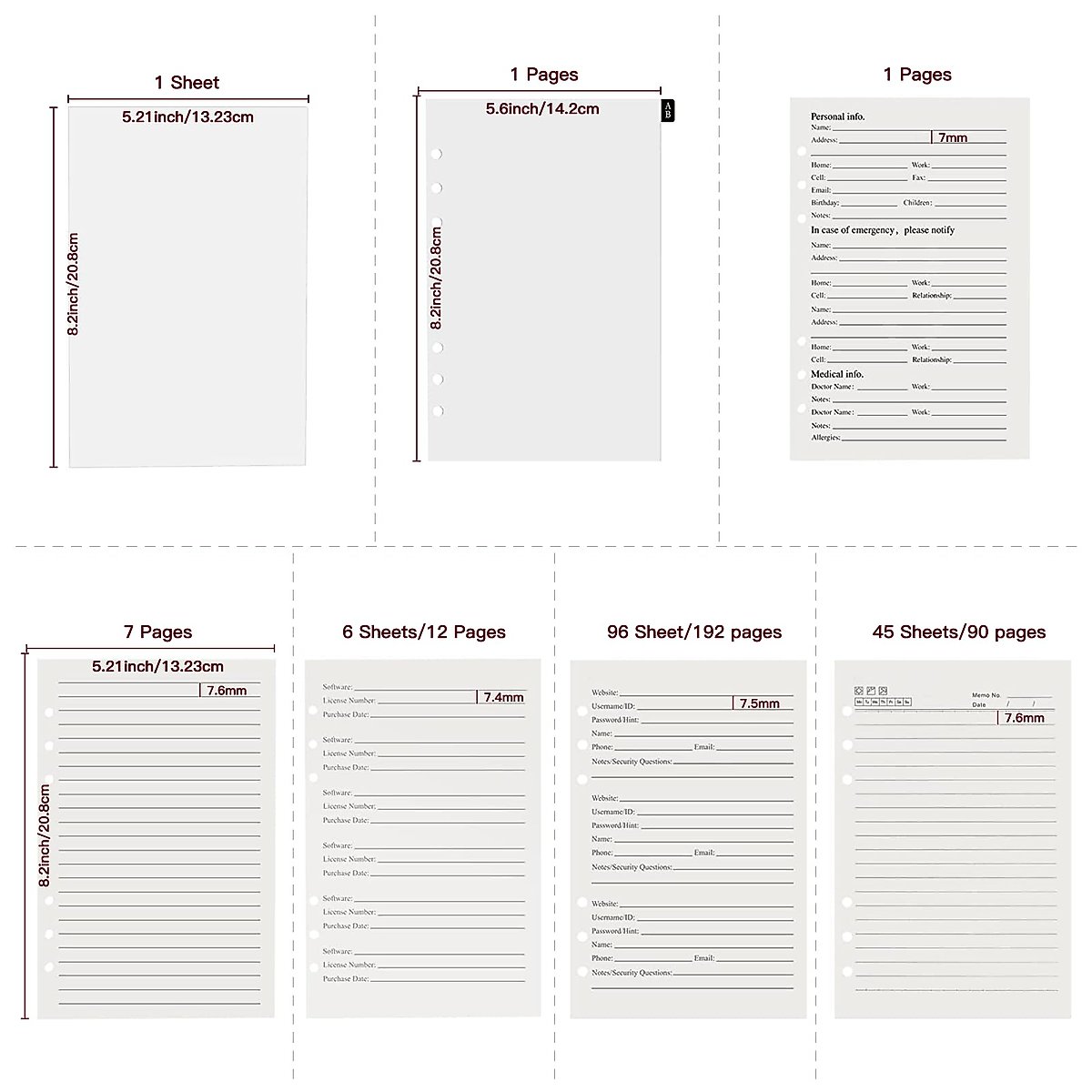 A5 Password Book with Combination Lock & Alphabetical Tabs, 302 Pages Leatherette Hardcover Internet Address & Password Organizer Logbook, Large Print, Refillable, 576 Entries, for Seniors