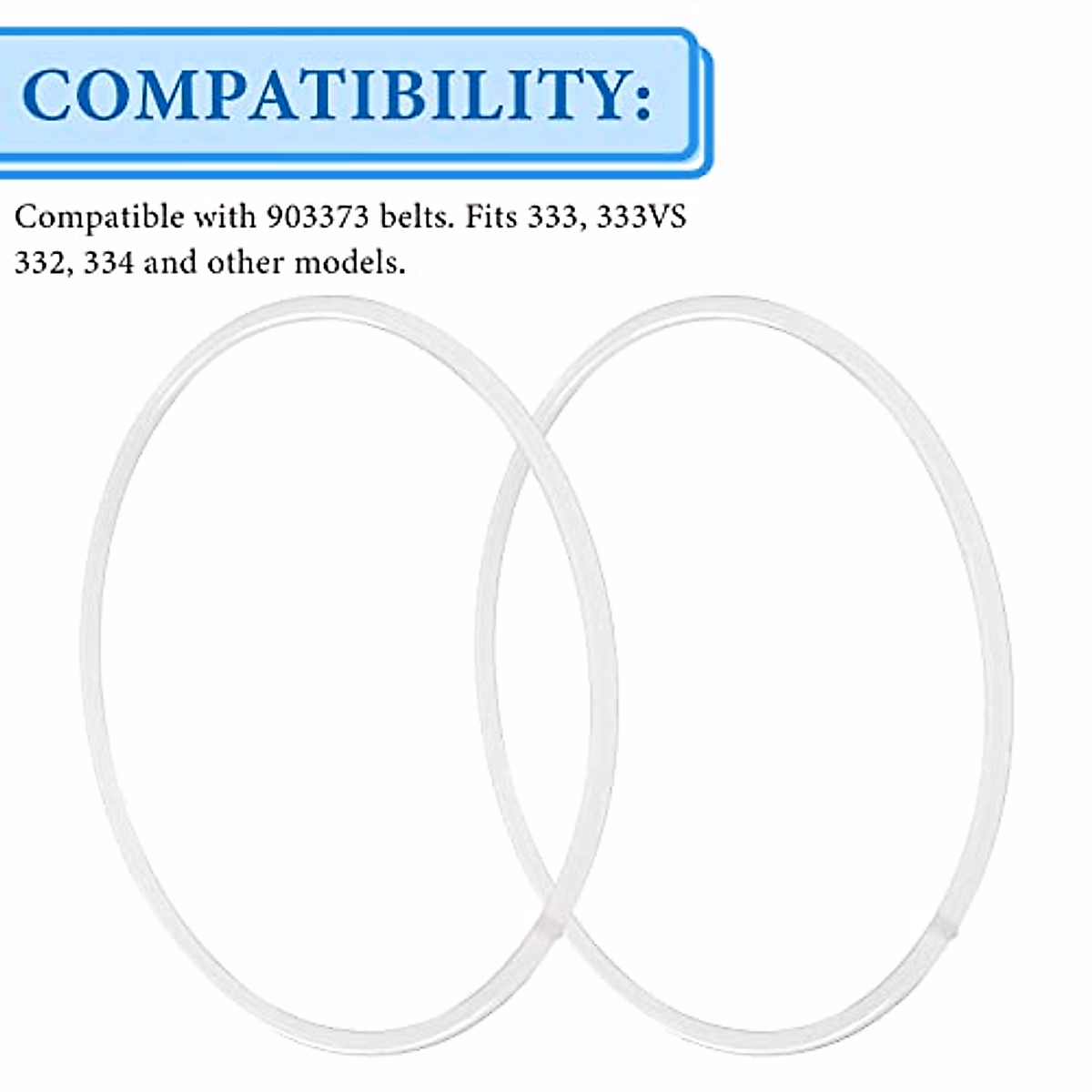903373 Sander Belt Etotel Power Cable Belt - Replacement N372461/N430442 for Porter Belt DeWalt Sander Belt DCW210 DWE6420 DWE6421 DWE6423K - 2 Packs