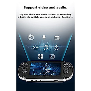 CZT 4.3 inch 8GB Double Joystick Handheld Game Console Build in 2000 Games Video Game Console Support Multiple simulators Portable Games MP4 Player TV Out