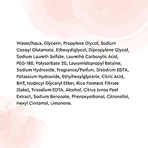 MyKirei by KAO Foaming Body Wash with Japanese Yuzu, Sustainable Bottle Pump, Citrus 20.3 Fl Oz