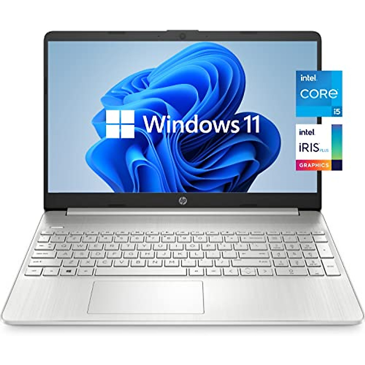 2022 HP Pavilion 15 Laptop, 15.6 FHD IPS Anti-Glare Display, 11th Gen Intel Core i5-1135G7, Intel Iris Xe Graphics, 32 GB RAM, 1 Silver 15-15.99 inches