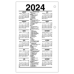 AT-A-GLANCE 2023 Daily Desk Calendar Refill, 3-1/2" x 6", Loose Leaf (E71750)