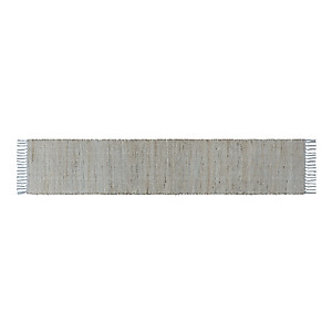 The Home Talk Table Runner 72 Inches Long Decorative Natural Jute Table Runner for Decorations, Buffet, Restaurants, Wedding, Parties, Camping - Light Grey