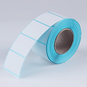 50 x 30mm White Rectangle Stickers Rectangular Printer Labels Printable Food Container Labels Blank Paper Name Tags Thermal Label Stickers