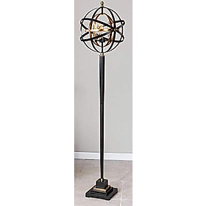 Uttermost Rondure Metal Armillary Sphere Floor Lamp