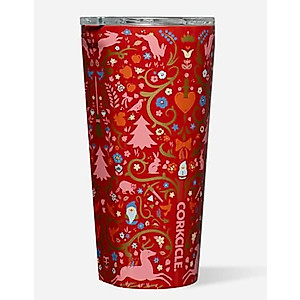 Corkcicle Disney Princess Snow White Travel Tumbler, Insulated Water Bottle with Lid, Spill Proof for Wine, Coffee, Tea, and Hot Cocoa, 16 oz