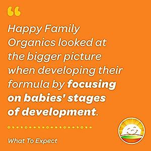 Happy Baby Organics Infant Formula, Milk Based Powder with Iron, Stage 1, 12 Ounce (Pack of 6) - Packaging May Vary