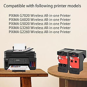 BH-20 CH-20 Printhead Replacement Remanufactured for Canon PIXMA G7020 G6020 G5020 G1220 G1230 G2260 G2270 G3260 G3262 G3270 G4270 MegaTank Printer Head refillable Ink Cartridges 8026 8035 set