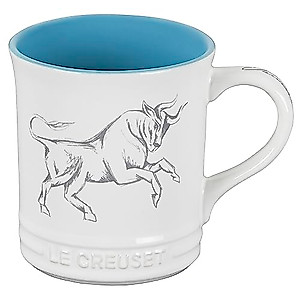 Le Creuset Stoneware Zodiac Coffee Mug, 14 oz., Taurus