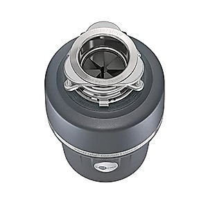 InSinkErator Garbage Disposal with Power Cord & Air Switch, Evolution Essential XTR, Quiet Series, 3/4 HP Continuous Feed, Gray