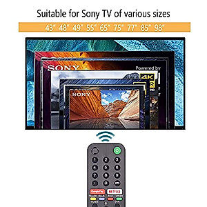 RMF-TX500U Replacement Voice Remote Control for All Sony TV Replacement Remote for All Sony LCD LED TV and Bravia XR 4/8K HDR Array LED TV with Voice Search