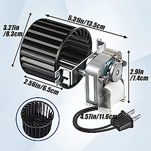 S97009796 Fan Blower Assembly Replacement- for Broan Bathroom Exhaust Fan & Bulb Heaters Fits Models 97009796, S97009758, S97009796B,62-E、G、J、K、L、M and 164-E、G、J、K、L、M