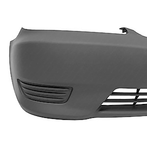 MBI AUTO - Primered, Front Bumper Cover Fascia for 2005 2006 Toyota Camry w/Out Fog 05 06, TO1000284