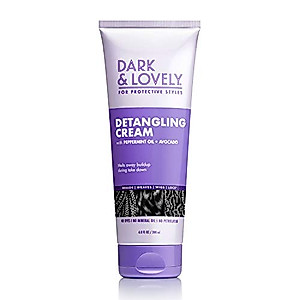 SoftSheen-Carson Dark&Lovely Detangling Cream, 6.8 Fl Oz - For Protective Styles, With Peppermint&Avocado Oil for Braids, Weaves, Wigs&Locs No Dyes, No Mineral Oil, No Petrolatum