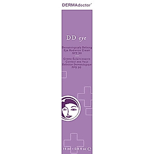 DERMAdoctor DD Eye Dermatologically Defining Eye Radiance Cream SPF 30, 0.5 oz